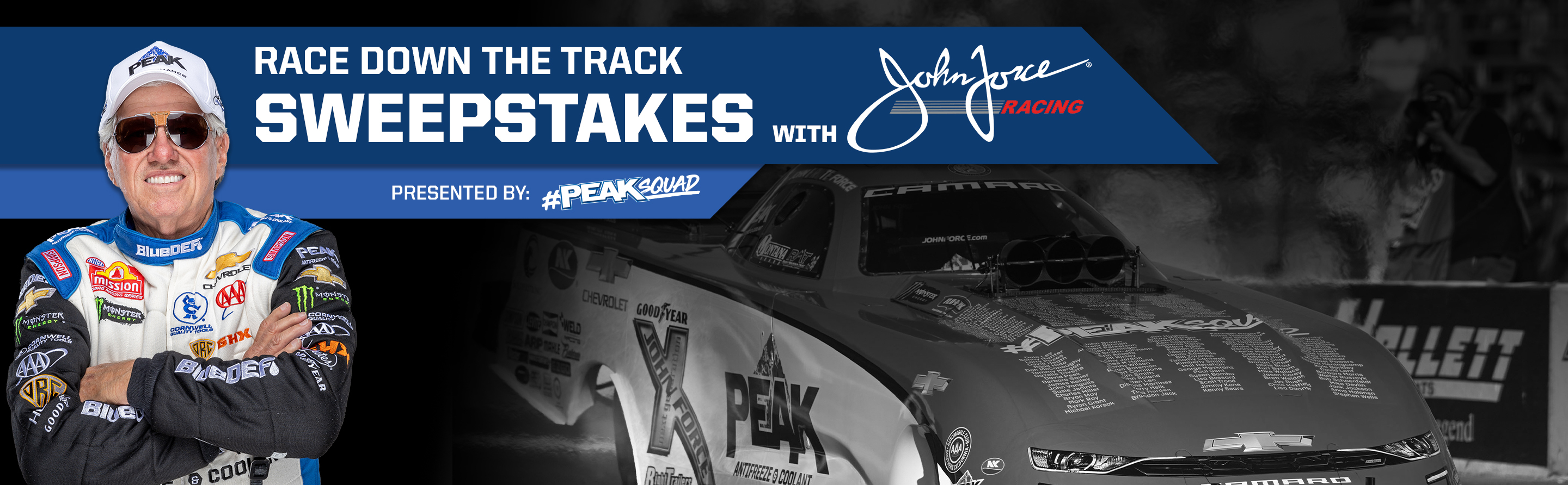 John Force Racing Hood Signing Contest - Old World Industries